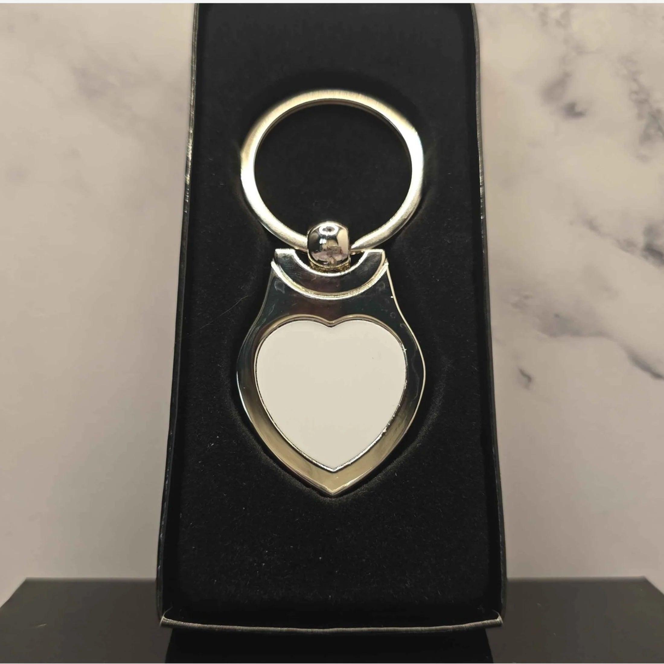 Personalised Keyring With Custom Photo – Engraving Purrfection
