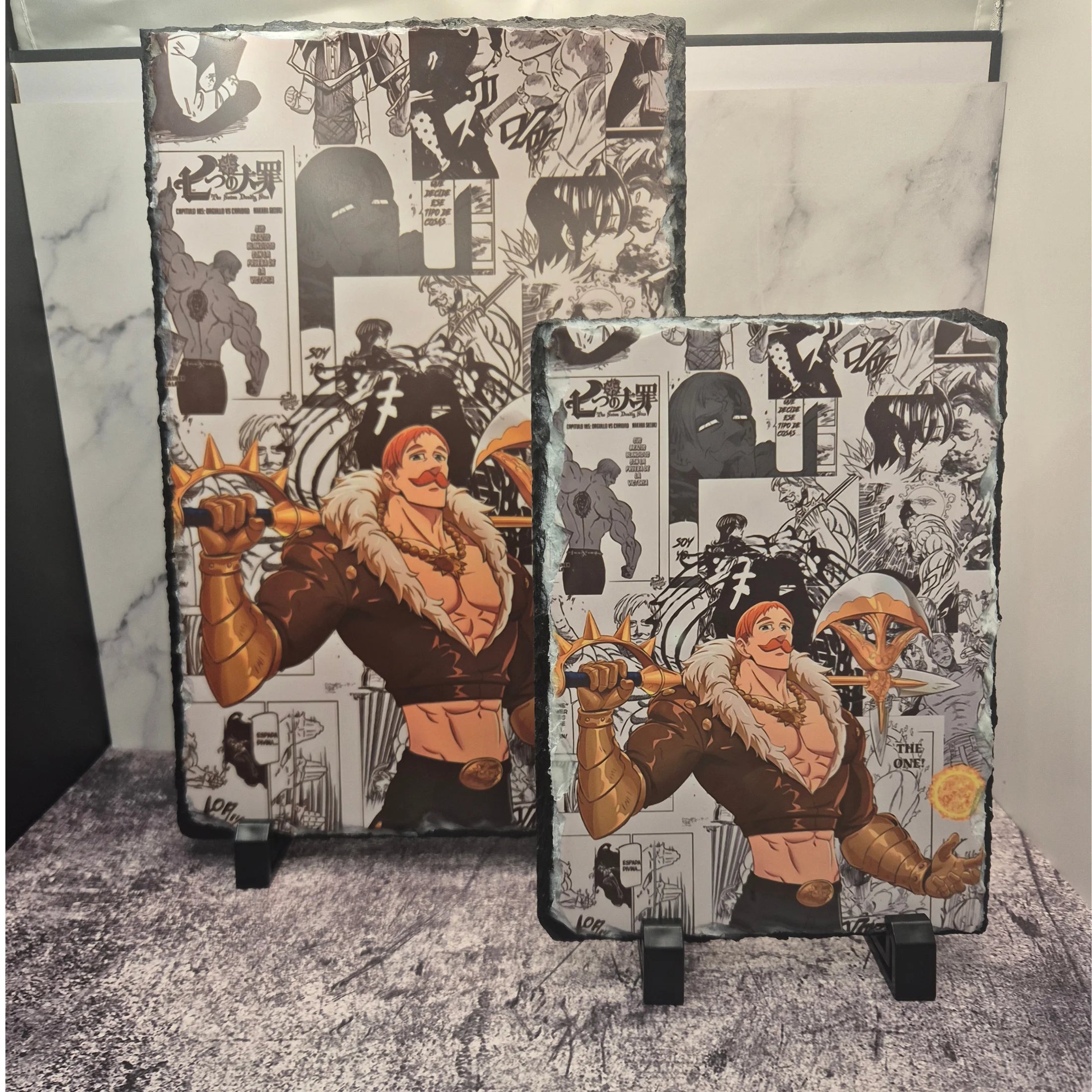 Escanor Photo Slate – Seven Deadly Sins – Matte Anime Stone Art ...