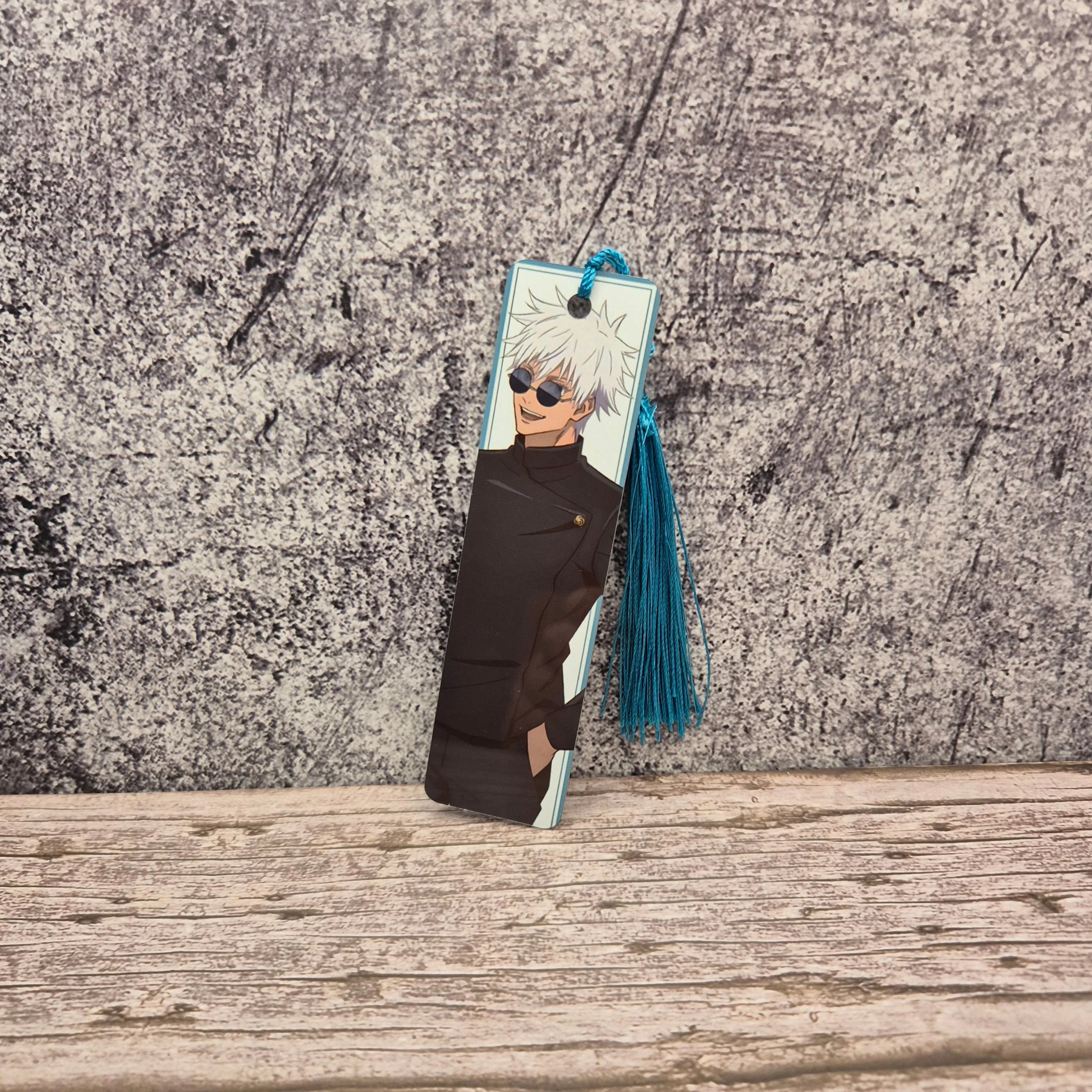 Gojo Bookmark – Jujutsu Kaisen – Glossy Double-Sided Smiling Pose ...