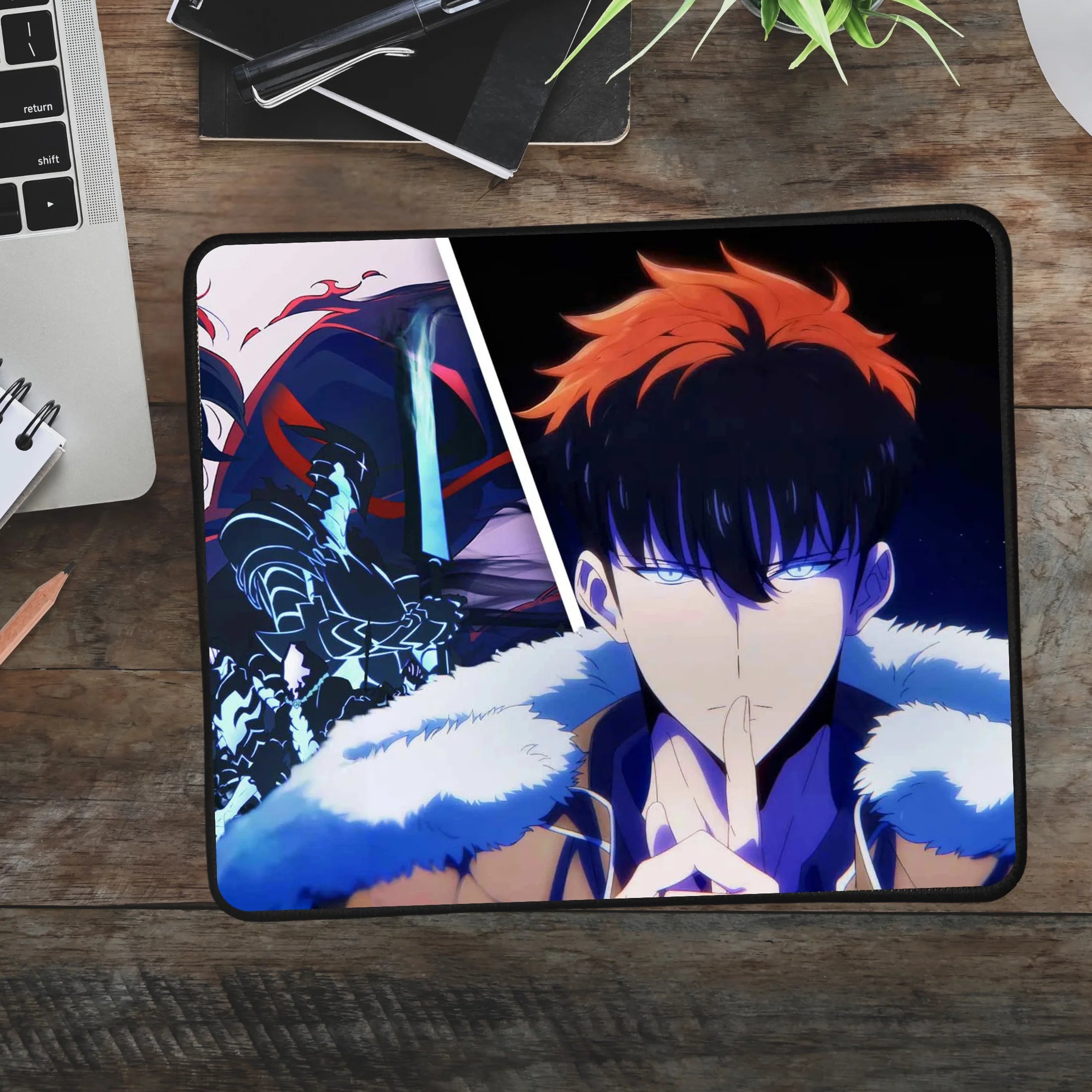 Solo Leveling, Anime Mouse Pad – Engraving Purrfection