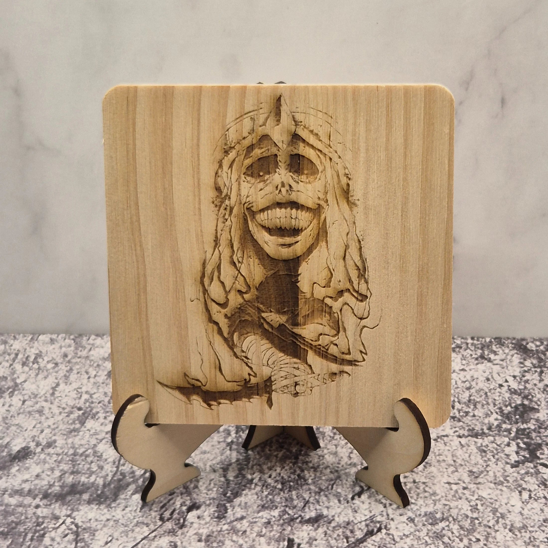 Jin-Woo Wooden Coaster – Solo Leveling Shadow Monarch – Engraving ...