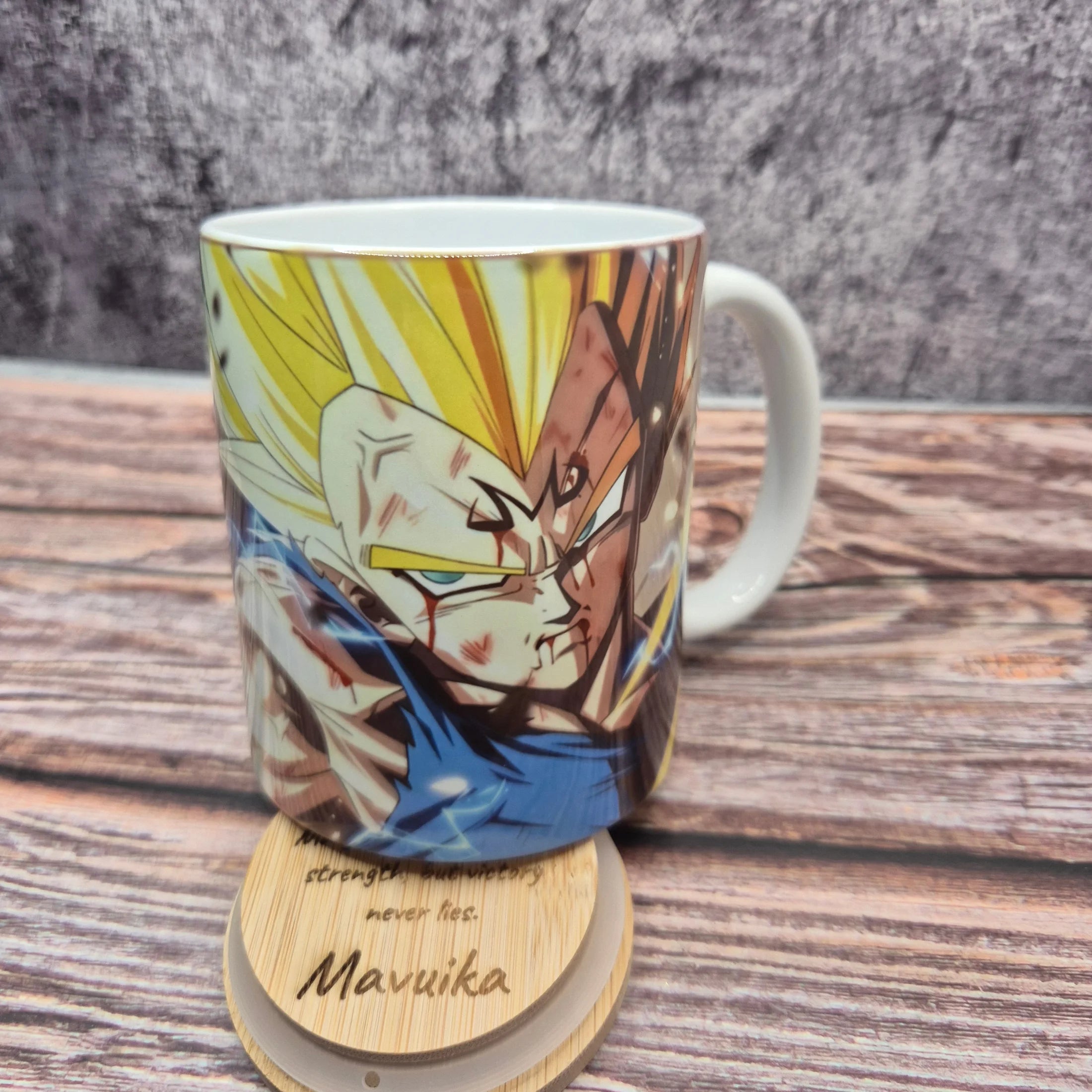 Majin Vegeta Mug – 11oz Anime Cup from Dragon Ball Z – Engraving ...